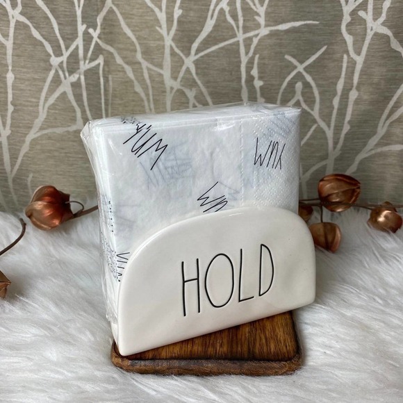 Rae Dunn | Kitchen | Rae Dunn Farmhouse Home Decor Ceramic Yum Napkin ...